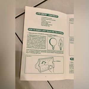 Milton Bradley Co | Toys | Vtg Lite Brite Light Up Electric Toy 99 | Poshmark